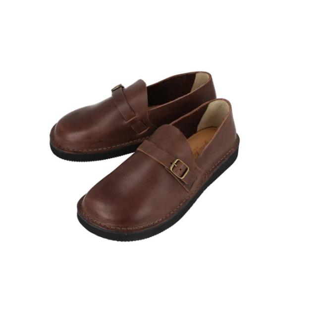 Seed（シード） organic handloom （オーガニックハンドルーム） 靴・シューズ スリッポン BENGAL （ベンガル） 【ダークブラウン】 OH005208 スニーカー レザー 革靴 男女兼用 メンズ・レディース 男性用・女性用 茶 25 {SK}