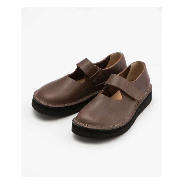 Seed（シード） organic handloom （オーガニックハンドルーム） 靴・シューズ パンプス BURSLEM （バースレム） 【ダークブラウン】 OH009208 レザー 本革 ストラップ フラットシューズ メンズ・レディース 男性用・女性用 茶 25 {SK}