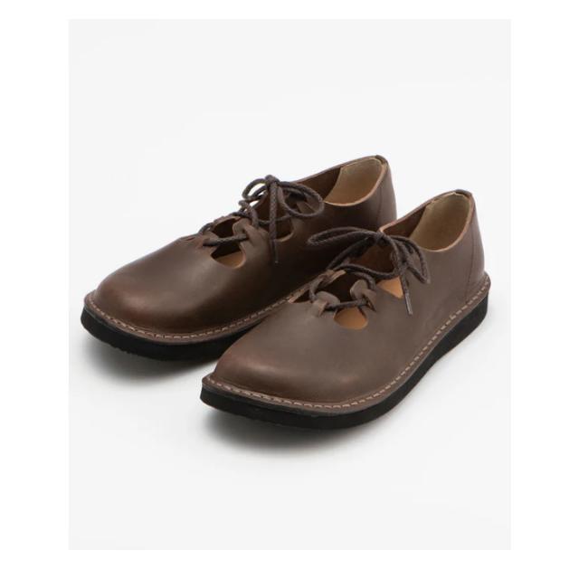 Seed（シード） organic handloom （オーガニックハンドルーム） 靴・シューズ パンプス COALPORT （コールポート） 【Ｄ/ブラウン】 OH013208 レザー 本革 レースアップ レディース 女性用 茶 25 {SK}