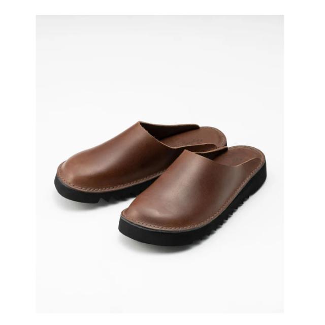 Seed（シード） organic handloom （オーガニックハンドルーム） 靴・シューズ サンダル DELFT【25FW NEW】 （デルフト） 【ダークブラウン】 OH025208 サボクロッグ レザー 滑りにくい メンズ・レディース 男性用・女性用 茶 25 {SK}