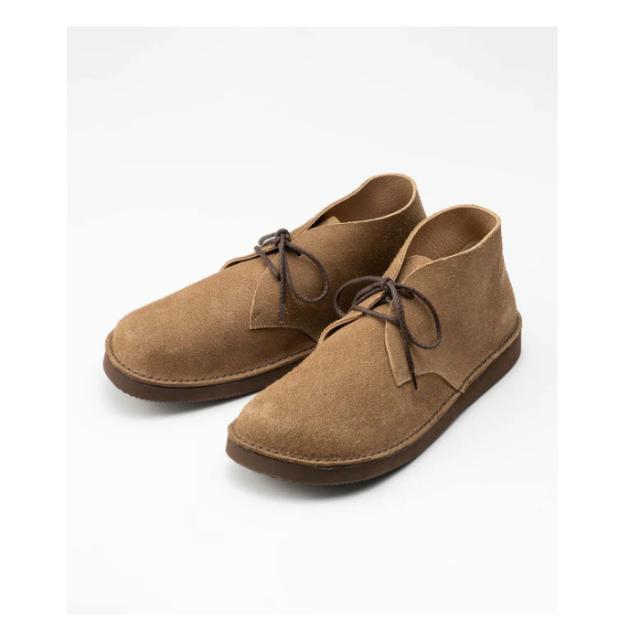 Seed（シード） organic handloom （オーガニックハンドルーム） 靴・シューズ ブーツ IVES【25FW NEW】 （アイビス） 【ニュートープ】 OH027491 チャッカーベロア スエード 男女兼用 メンズ・レディース 男性用・女性用 茶 25 {SK}