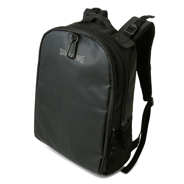SPALDING（スポルディング） バスケットボール バッグ バックパック VERS BOX BLACK ヴァースボックス 【ブラック】 50-012BK  リュックサック デイバッグ 35L 耐水 パススルー ノートパソコン収納可能 黒  2021 {SK}