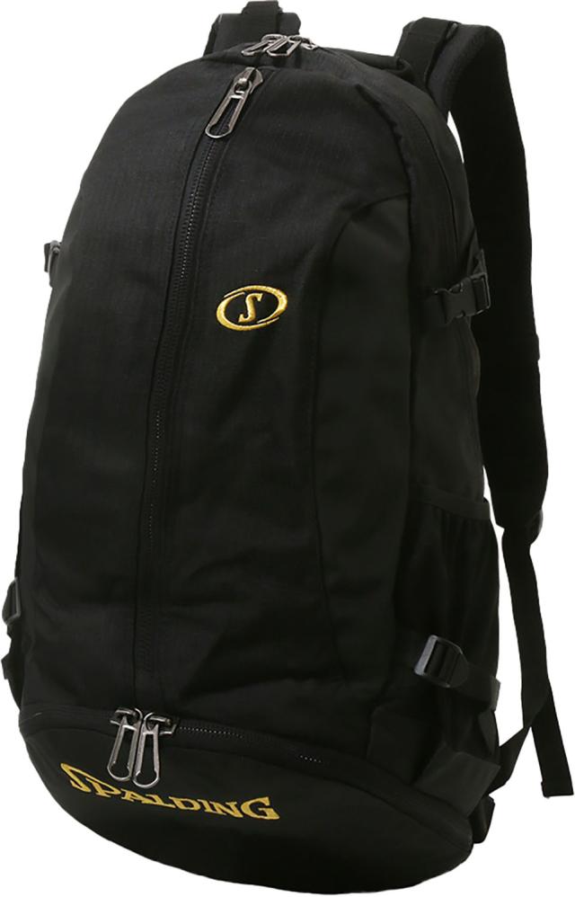 SPALDING （スポルディング） バスケットボール バッグ ケイジャー ゴールド 【ゴールド】 40-007GD バックパック バスケットバッグ ユニセックス 男女兼用 黒 9999 {SK}