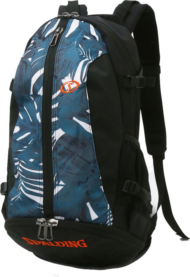 SPALDING （スポルディング） バスケットボール バッグ ケイジャー ネオン トロピカル 【マルチ】 40-007NT バックパック バスケットバッグ ユニセックス 男女兼用 紺 24FW {SK}