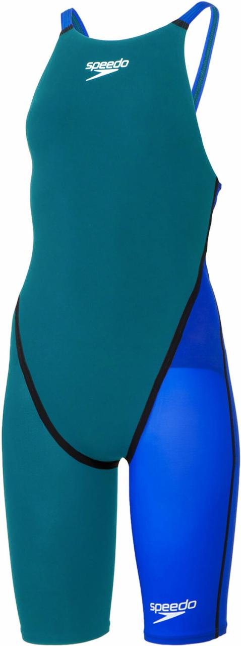 Speedo （スピード） 水泳 水着 ファストスキンプロ３オープンバックニースキン / Fastskin ProIII Openback Kneeskin 【ノルディックティール/ブルー】 SCW12101F NB 水着レディース競泳用（ＦＩＮＡ公認） 水着 レディース 女性用 ブルー 緑 青 20SS {SK}