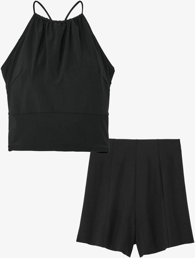 Speedo （スピード） 水泳 水着 クロスノットセパレーツ / Cross Knot Separates 【ブラック】 SFW22380 K 水着レディースその他 水着 レディース 女性用 ブラック 黒 24S1 {SK}