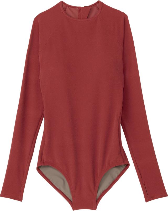 Speedo （スピード） 水泳 水着 Pile The Suit L/S 【レッドクレイ】 SFW02482 RC 水着レディースその他 レディース水着 レディース 女性用 レッド 赤 24FW {SK}