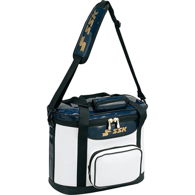 SSK （エスエスケイ） 野球 バッグ・ケース ボールバッグ(5ダース用) 【ホワイト×ネイビー】 BH2001 1070 ボールバッグ ベースボール ユニセックス 男性用・女性用 白 2025AW {SK}