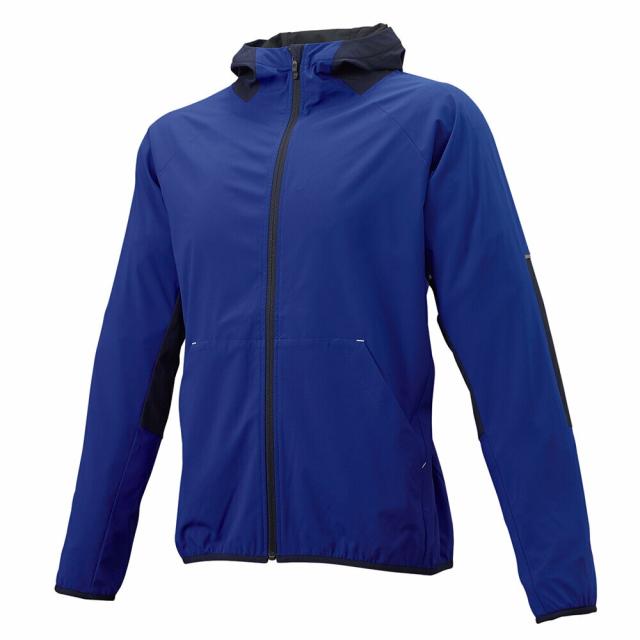 SSK （エスエスケイ） 野球 ウェア 長袖フルZIP ボンディングパーカー 【Dブルー×ネイビー】 BWP2001 6370 グランドコート ベースボール ユニセックス 男性用・女性用 青 2025AW {SK}