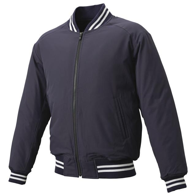 SSK （エスエスケイ） 野球 ウェア 蓄熱中綿フルZIPグラウンドコート 【ネイビー】 BWG2550 70 グランドコート ベースボール ユニセックス 男性用・女性用 紺 2025AW {SK}