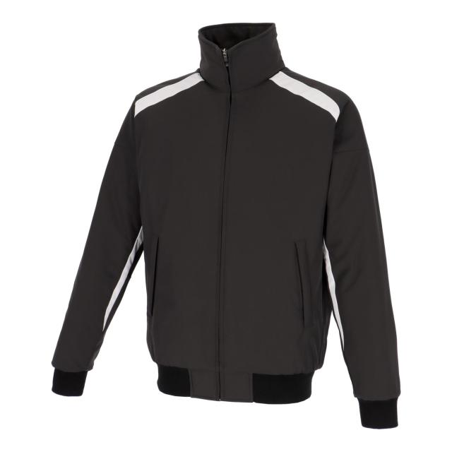 SSK （エスエスケイ） 野球 ウェア ジュニア 蓄熱中綿フルZIPグラウンドコート 【ブラック×ホワイト】 BWG2552J 9010 グランドコート ベースボール ジュニア キッズ 子供用 黒 2025AW {SK}