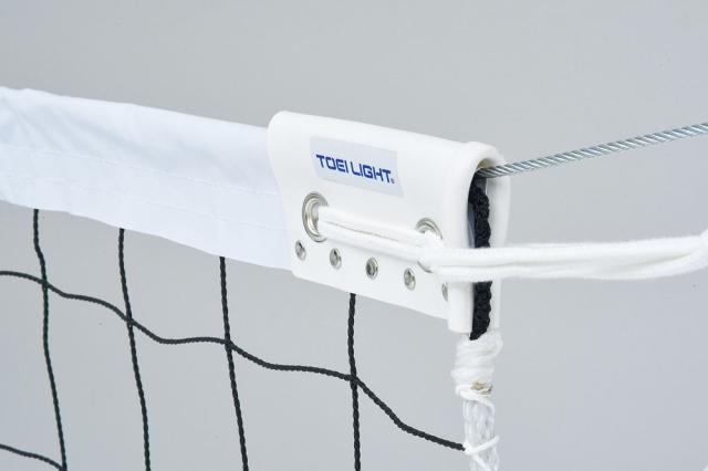 TOEI LIGHT （トーエイライト） バレーボール 器具・備品 バレーボールネット 【ブラック】 B-2074 ネット バレーボールネット メンズ・レディース 男性用・女性用 ブラック 黒 9999 4 {SK}