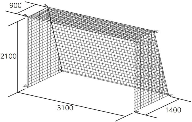 TOEI LIGHT （トーエイライト） ハンドボール・ドッジボール 器具・備品 ハンドゴールネット(検) 【ホワイト】 B-3957 器具 ハンドゴールネット メンズ・レディース 男性用・女性用 ホワイト 白 9999 3 {SK}
