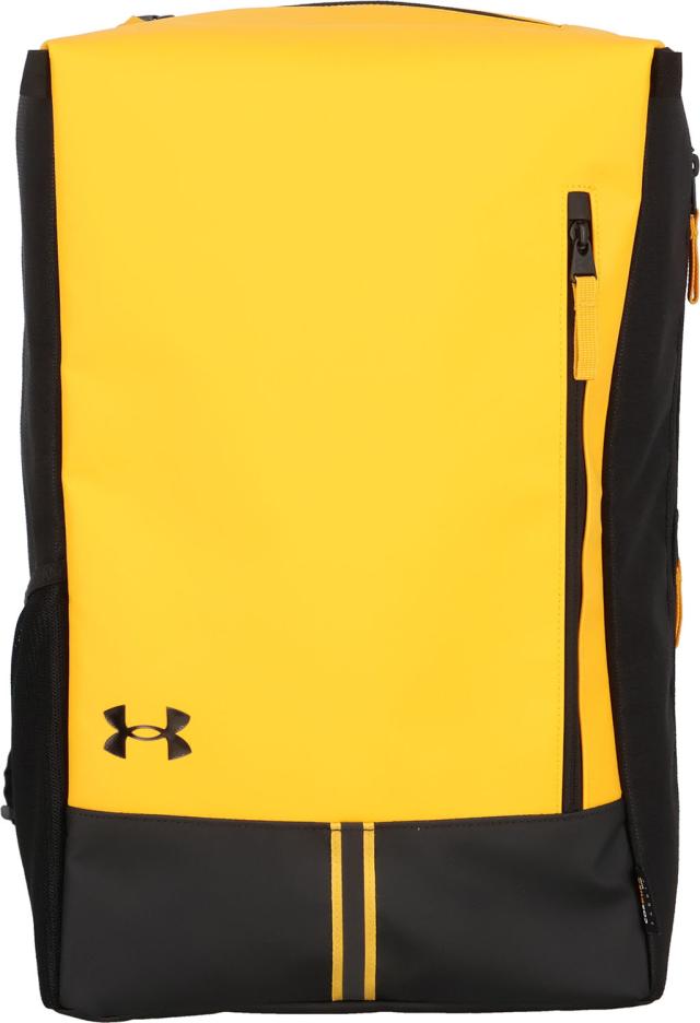 UNDER ARMOUR （アンダーアーマー） フィットネス・トレーニング バッグ UA COOL TARPAULIN BACKPACK 4.0 27L UAクール ターポリン バックパック4.0 27リットル 【ノーブルゴールド】 1384756 773 バックパック メンズ・レディース 男性用・女性用 黄 25SS {SK}