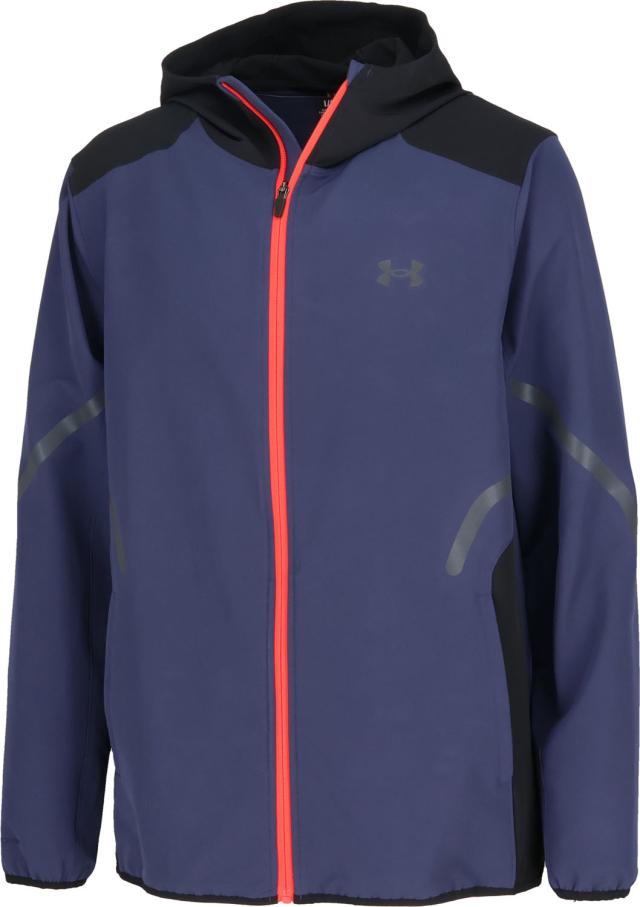 UNDER ARMOUR （アンダーアーマー） トレーニング トレーニングウェア UA BRUSHED WOVEN REFLECT JACKET 【ウォッシュドネイビー】 6007741 403 トレーニングシャツ ジャケット メンズ 男性用 紺 株式会社ドーム 25FW {NP} ≪TEAM≫