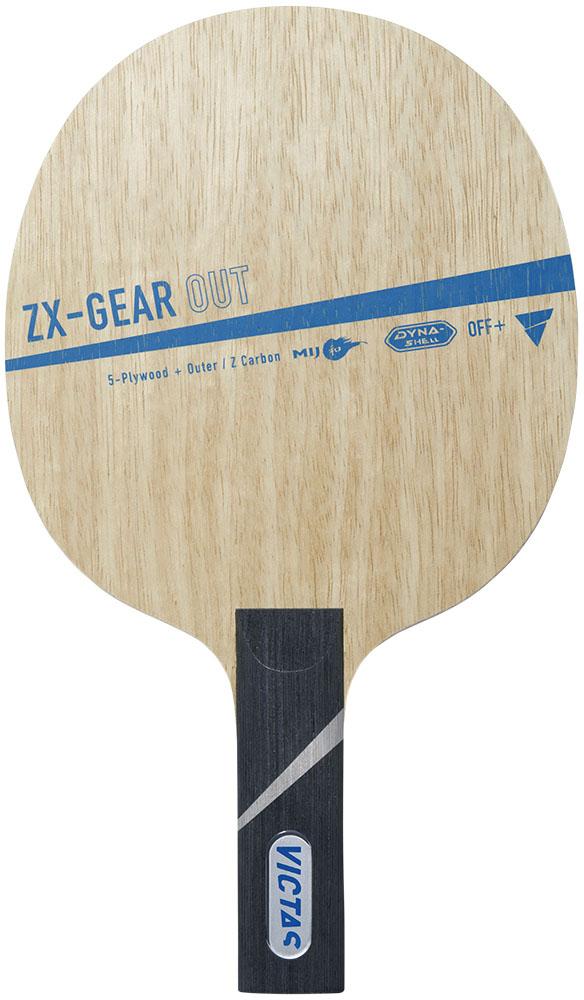 VICTAS （ヴィクタス） 卓球 ラケット ZX-GEAR OUT ST 【ブルー】 028905 シェークラケット ラケット メンズ・レディース 男性用・女性用 ブルー 青 9999 {SK}