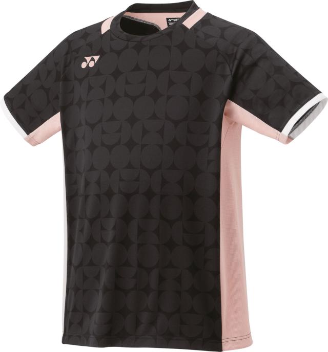 YONEX （ヨネックス） バドミントン ゲームシャツ・パンツ メンズゲームシャツ 【ブラック】 10638 007 ゲームシャツメンズ ショートスリーブ メンズ 男性用 ブラック 黒 25FW {NP}
