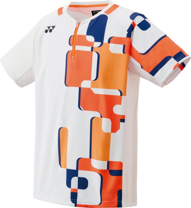 YONEX （ヨネックス） バドミントン ゲームシャツ・パンツ メンズゲームシャツ 【ナチュラル】 10641 206 ゲームシャツメンズ ショートスリーブ メンズ 男性用 ベージュ 肌 橙 25FW {NP}