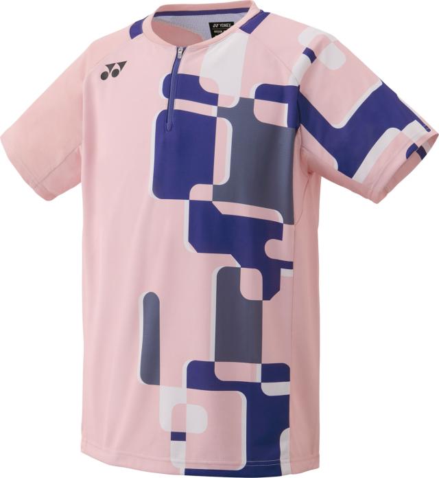 YONEX （ヨネックス） バドミントン ゲームシャツ・パンツ メンズゲームシャツ 【ピンクベージュ】 10641 630 ゲームシャツメンズ ショートスリーブ メンズ 男性用 ピンク 桃 25FW {NP}