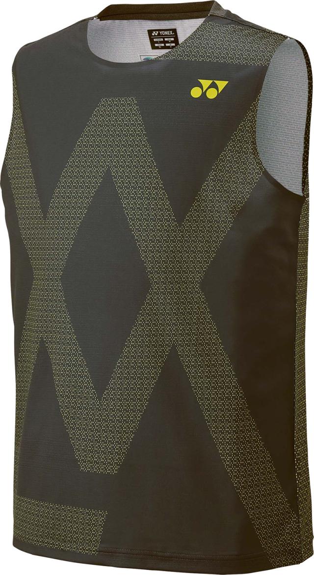 YONEX （ヨネックス） テニス ゲームシャツ・パンツ VAメンズゲームシャツ(ノースリーブ) 【スティールグレー】 10687 597 ゲームシャツメンズ ショートスリーブ メンズ 男性用 グレー 灰 25FW {NP}