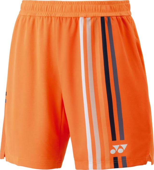 YONEX （ヨネックス） バドミントン ゲームシャツ・パンツ メンズニットハーフパンツ 【ハイオレンジ】 15205 752 ゲームパンツ ハーフパンツ メンズ 男性用 オレンジ 橙 25FW {NP}