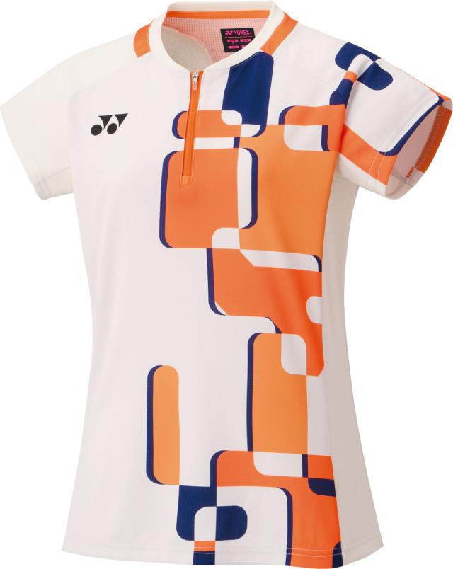 YONEX （ヨネックス） バドミントン ゲームシャツ・パンツ ウィメンズゲームシャツ 【ナチュラル】 20856 206 ゲームシャツウィメンズ ショートスリーブ レディース 女性用 ベージュ 肌 橙 25FW {NP}