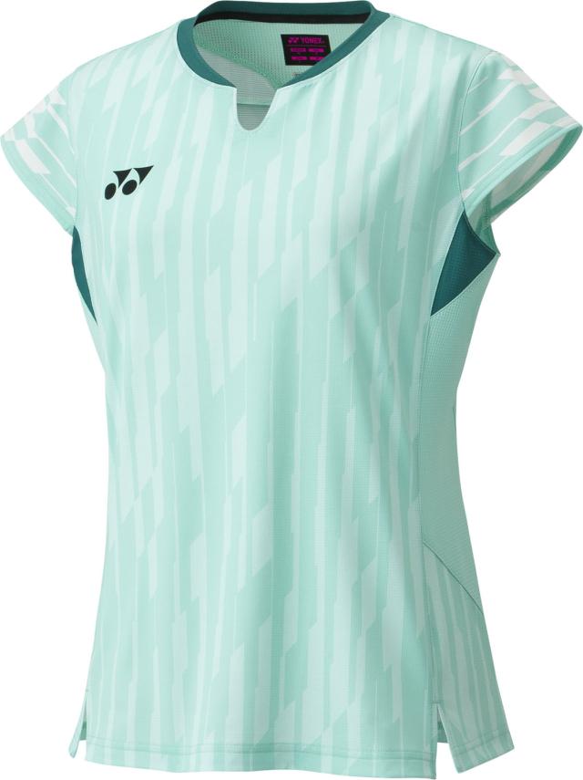 YONEX （ヨネックス） バドミントン ゲームシャツ・パンツ ウィメンズゲームシャツ 【ライトターコイズ】 20860 540 ゲームシャツウィメンズ ショートスリーブ レディース 女性用 ブルー 青 25FW {NP}