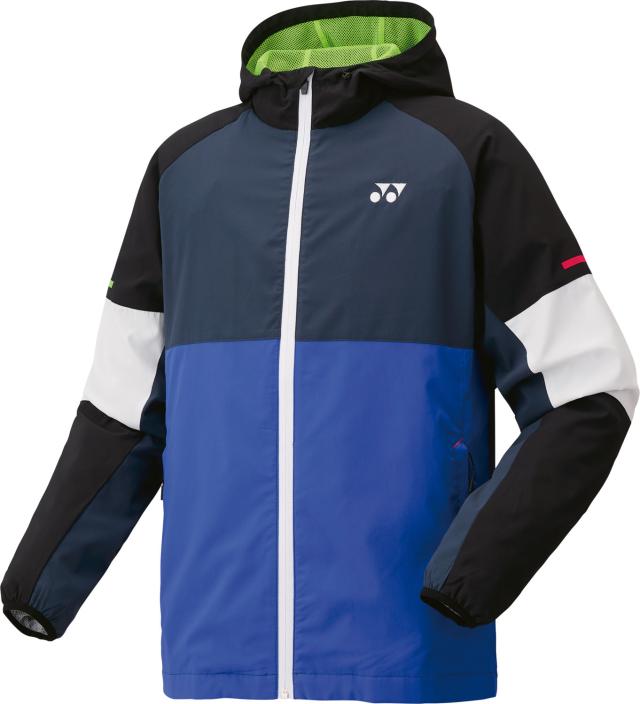 YONEX （ヨネックス） テニス トレーニングウェア ユニ裏地付ウォームアップパーカー 【ミッドナイトネイビー】 52016 472 ＷＵＰニットジャケット ジャケット メンズ・レディース 男性用・女性用 ネイビー 紺 25FW {SK}