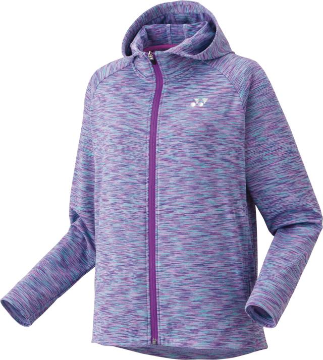 YONEX （ヨネックス） テニス トレーニングウェア WOMEN ニットウォームアップパーカー 【ミストパープル】 58114 354 トレーニングシャツウィメン・ ジャケット レディース 女性用 パープル 紫 25FW {NP}