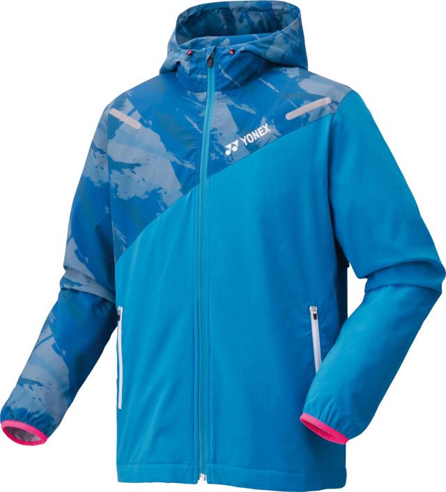 YONEX （ヨネックス） テニス ウインドウェア UNI 裏地付ウィンドウォーマーパーカー(フィットスタイル) 【スカイ】 70103 377 ウォーマージャケット ジャケット メンズ・レディース 男性用・女性用 ブルー 青 25FW {SK}
