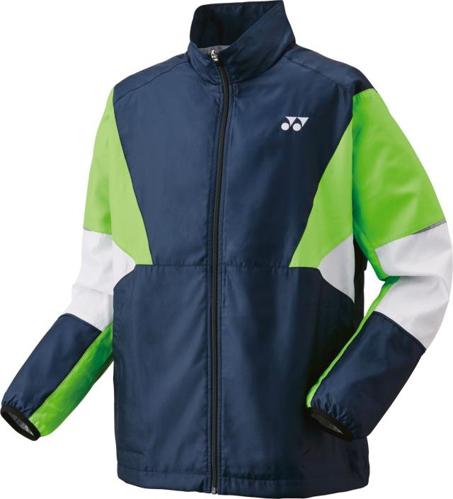 YONEX （ヨネックス） テニス ウインドウェア ユニ裏地付ウィンドウォーマーシャツ 【ダークガン】 70105 277 ウォーマージャケット ジャケット ユニセックス 男女兼用 紺 ヨネックス（株） 25FW {NP} ≪TEAM≫