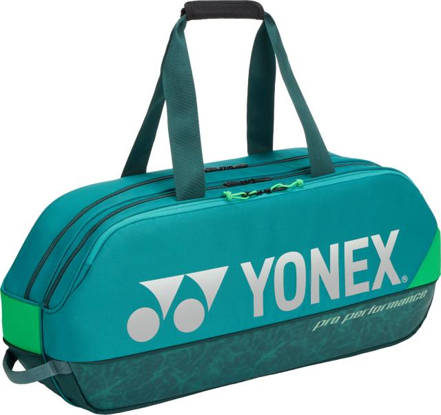 YONEX （ヨネックス） テニス バッグ トーナメントバッグ(テニス2本用) 【ダークグリーン】 BAG2401W 031 ラケットバッグ ラケットバッグ メンズ・レディース 男性用・女性用 グリーン 緑 2025 {SK}