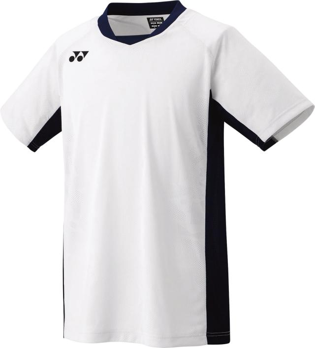 YONEX （ヨネックス） テニス ゲームシャツ・パンツ メンズゲームシャツ 【ホワイト】 10634 011 トレーニングシャツ ゲームウェア トップス メンズ 男性用 ホワイト 白 25SS {NP}