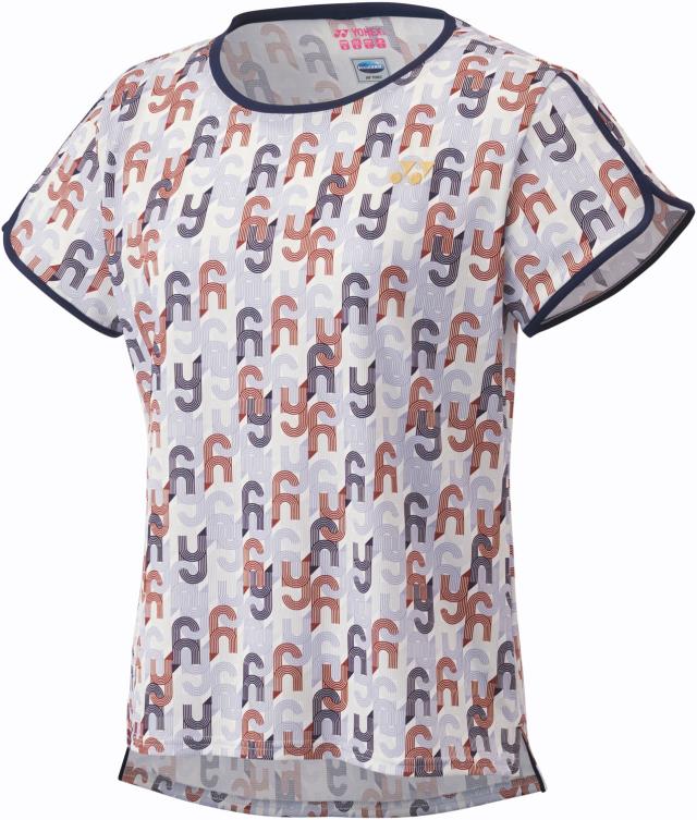 YONEX （ヨネックス） テニス ゲームシャツ・パンツ ウィメンズゲームシャツ 【ミッドナイト】 20795 170 トレーニングシャツ ゲームウェア トップス レディース 女性用 マルチカラー 桃 2023 {NP}