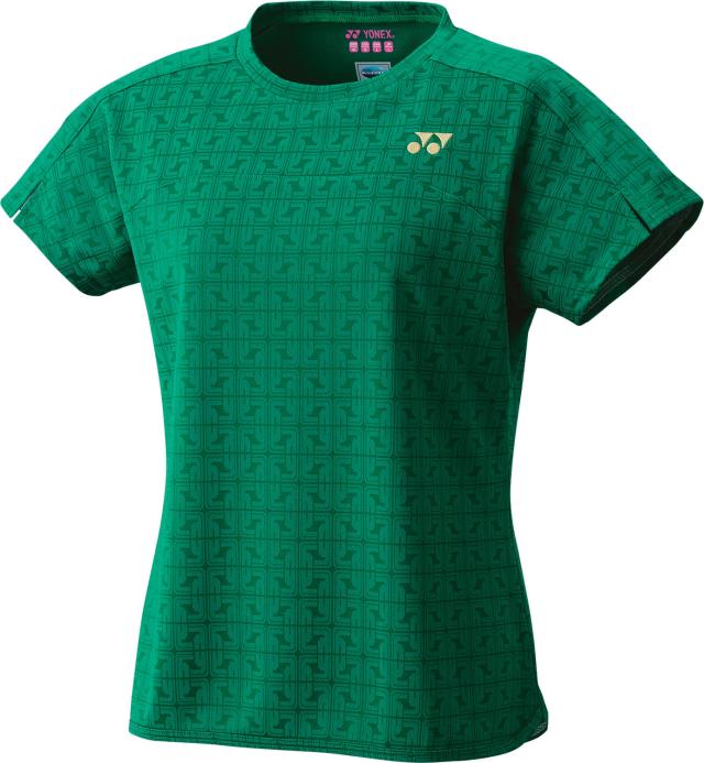 YONEX （ヨネックス） テニス ゲームシャツ・パンツ ウィメンズゲームシャツ 【リーフグリーン】 20798 455 トレーニングシャツ ゲームウェア トップス レディース 女性用 グリーン 緑 24FW {NP}