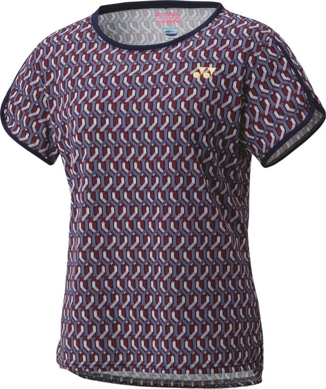 YONEX （ヨネックス） テニス ゲームシャツ・パンツ ウィメンズゲームシャツ 【ミッドナイト】 20803 170 トレーニングシャツ ゲームウェア トップス レディース 女性用 マルチカラー 桃 24FW {NP}