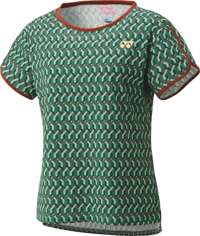 YONEX （ヨネックス） テニス ゲームシャツ・パンツ ウィメンズゲームシャツ 【リーフグリーン】 20803 455 トレーニングシャツ ゲームウェア トップス レディース 女性用 グリーン 緑 24FW {NP}