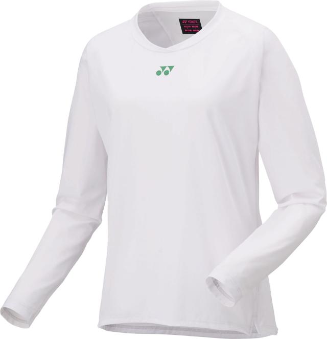 YONEX （ヨネックス） テニス ゲームシャツ・パンツ ウィメンズゲームシャツ(ロングスリーブ) 【ホワイト】 20840 011 トレーニングシャツ ゲームウェア トップス レディース 女性用 ホワイト 白 25SS {NP}