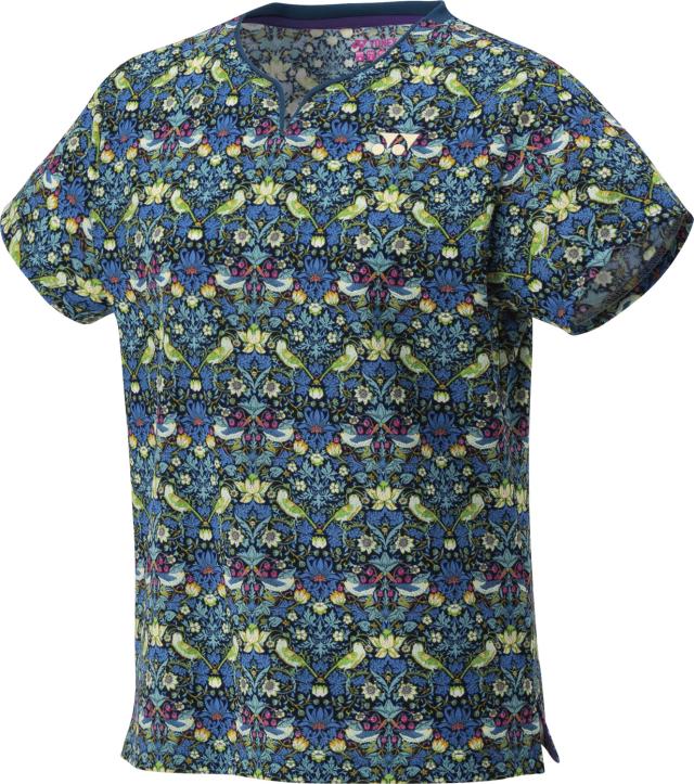 YONEX （ヨネックス） テニス ゲームシャツ・パンツ ウィメンズゲームシャツ 【ナイトスカイ】 20901 609 トレーニングシャツ ゲームウェア トップス レディース 女性用 マルチカラー 青 25SS {NP}