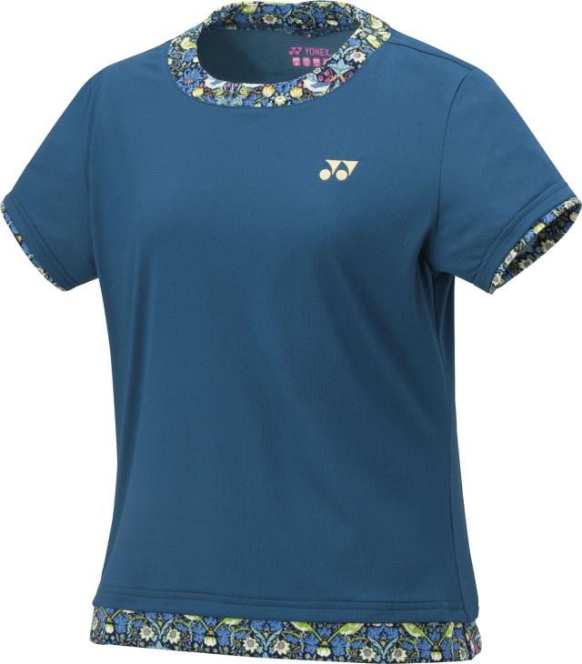 YONEX （ヨネックス） テニス ゲームシャツ・パンツ ウィメンズゲームシャツ 【ナイトスカイ】 20902 609 トレーニングシャツ ゲームウェア トップス レディース 女性用 ブルー 青 25SS {NP}
