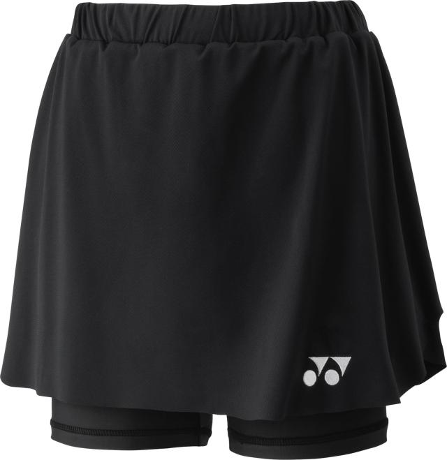 YONEX （ヨネックス） テニス スラックス・スカート ウィメンズスカート(インナースパッツ付) 【ブラック】 26181 007 スラックス・スカート スカート レディース 女性用 ブラック 黒 25SS {NP}