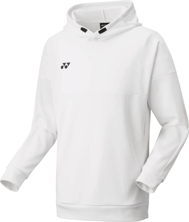 YONEX （ヨネックス） テニス スウェット・トレーナ ユニパーカー(フィットスタイル) 【ホワイト】 30111 011 スウェットパーカー パーカー ユニセックス 男性用・女性用 ホワイト 白 25SS {NP}