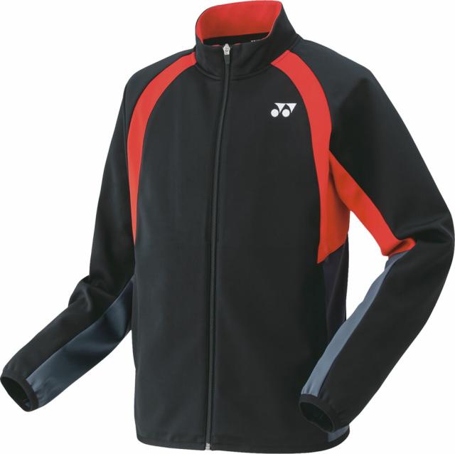 YONEX （ヨネックス） テニス トレーニングウェア ニットウォームアップシャツ(フィットスタイル) 【ブラック】 50139 007 ＷＵＰニットジャケット ジャケット ユニセックス 男性用・女性用 ブラック 黒 2023 {NP}