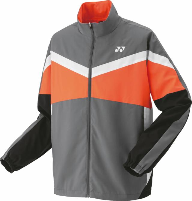 YONEX （ヨネックス） テニス トレーニングウェア 裏地付ウォームアップシャツ(フィットスタイル) 【アイアングレー】 50143 405 ＷＵＰニットジャケット ジャケット ユニセックス 男性用・女性用 グレー 灰 2023 {NP}