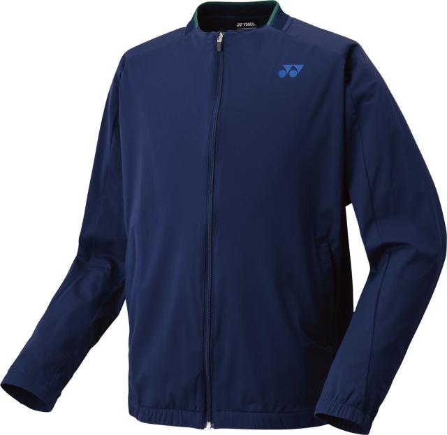 YONEX （ヨネックス） テニス トレーニングウェア ユニウォームアップシャツ(フィットスタイル) 【ダークネイビー】 50168 554 ＷＵＰニットジャケット ジャケット ユニセックス 男性用・女性用 ネイビー 紺 25SS {NP}