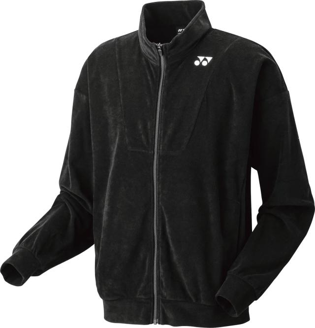 YONEX （ヨネックス） テニス トレーニングウェア ユニニットウォームアップシャツ 【ブラック】 50175 007 ＷＵＰニットジャケット ジャケット ユニセックス 男性用・女性用 ブラック 黒 25SS {NP}
