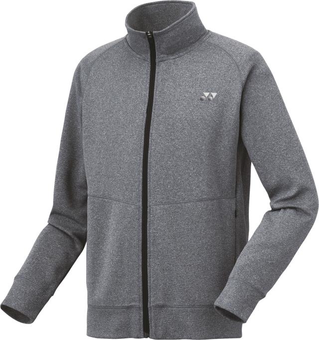 YONEX （ヨネックス） テニス トレーニングウェア ユニニットウォームアップシャツ 【グレー】 51053 010 ＷＵＰニットジャケット ジャケット ユニセックス 男性用・女性用 グレー 灰 24FW {NP}