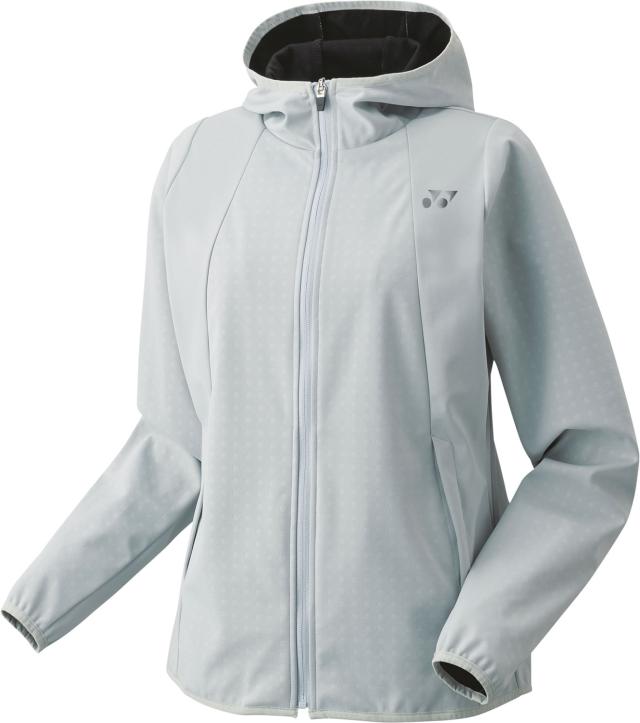 YONEX （ヨネックス） テニス トレーニングウェア ウィメンズウォームアップパーカー 【シルバーグレー】 58111 024 トレーニングシャツ ジャケット レディース 女性用 グレー 灰 24FW {SK}