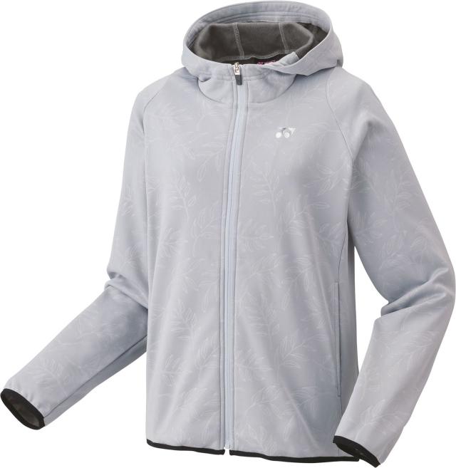 YONEX （ヨネックス） テニス トレーニングウェア ウィメンズニットウォームアップパーカー 【シルバーグレー】 58112 024 トレーニングシャツ ジャケット レディース 女性用 グレー 灰 24FW {NP}
