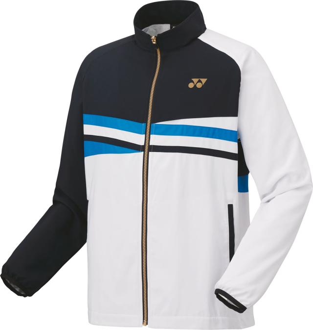YONEX （ヨネックス） テニス ウインドウェア ユニ裏地付ウィンドウォーマーシャツ(フィットスタイル) 【ブラック】 70101 007 ウォーマージャケット ウィンドブレーカー ユニセックス 男性用・女性用 ブラック 黒 2024 {SK} ≪TEAM≫